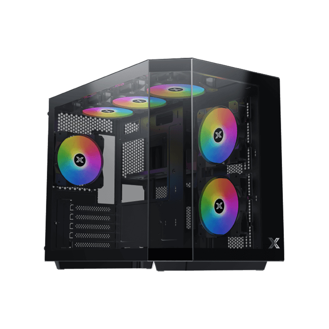 Case XIGMATEK CUBI M Black / mATX / No FAN | Computer Case