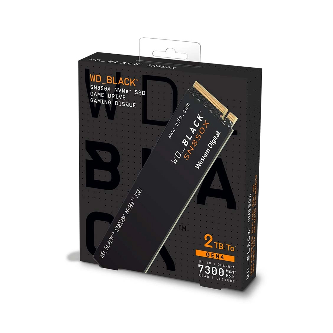 SSD M.2 (2280) NVME 2Tb PCIe Gen4 x4 WD Black SN850X | SSD M.2 NVME